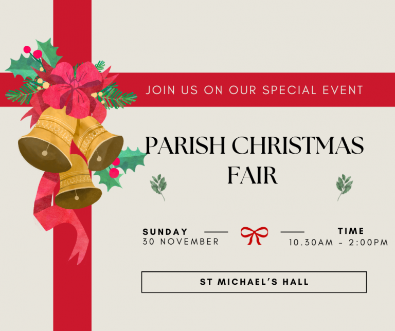 Parish Christmas Fair – Parish of St Michael & St Bernadette